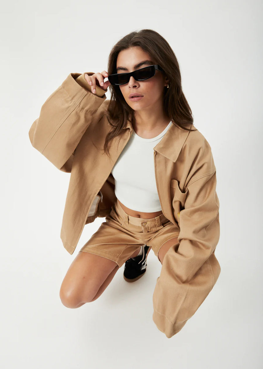 AFENDS Sleepy Hollow Unisext Twill Workwear Jacket – Hemp Culture